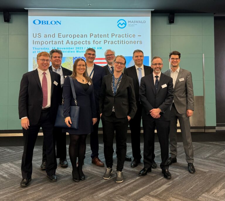 Gemeinsames, Internationales Symposium Mit Oblon In München – Maiwald